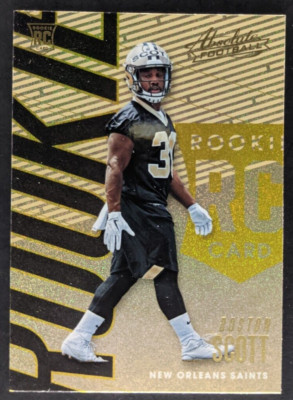 Boston Scott 2018 Panini Absolute SPECTRUM GOLD #114 Football NFL Card ...