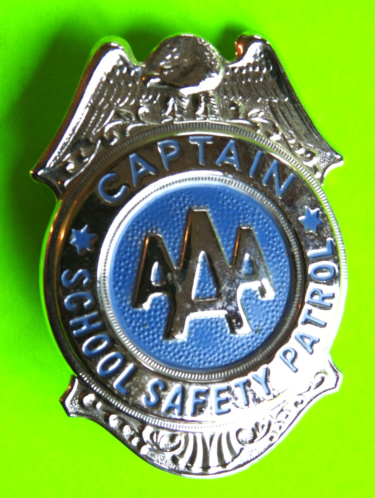 Lot 2 Vintage AAA School Safety Patrol Badges CAPTAIN & PATROLMAN 1930s ...