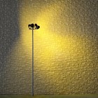 4 x OO / HO Scale LED spotlight model limelight projector street lamp ...