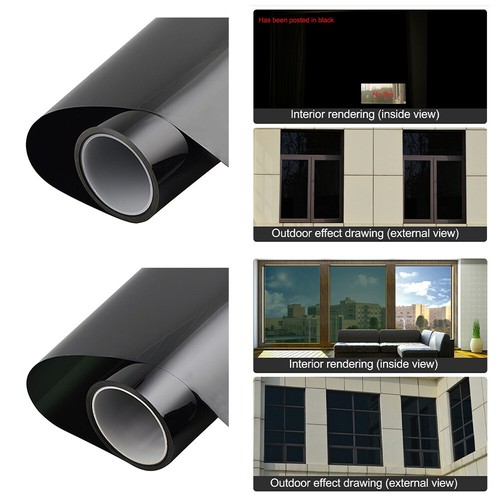 Privacy Protection Light Blocking Window Film Day Sleep Office ...