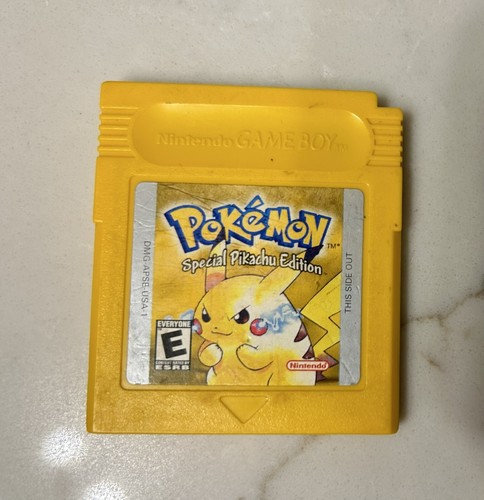 Pokemon Yellow Special Pikachu Edition Nintendo Game Boy 1999 Authentic ...