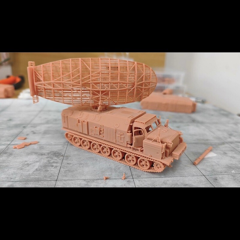 1/72 Tank Cold war Soviet "P40 Long Track search radar" kit Model (3D ...
