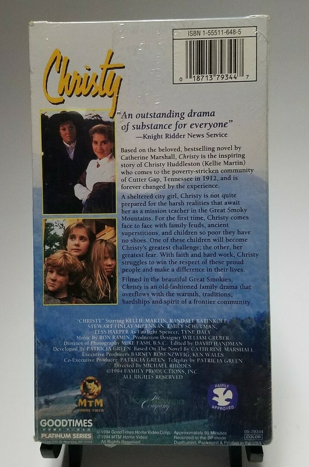 Christy (VHS, 1997)(Drama) Kellie Martin, Brand NEW and SEALED! | eBay