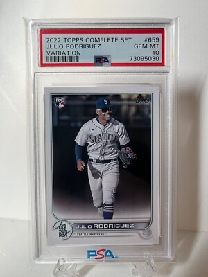 2022 Topps Complete Set #659Julio Rodriguez RC | PSA 10 | Rookie ...