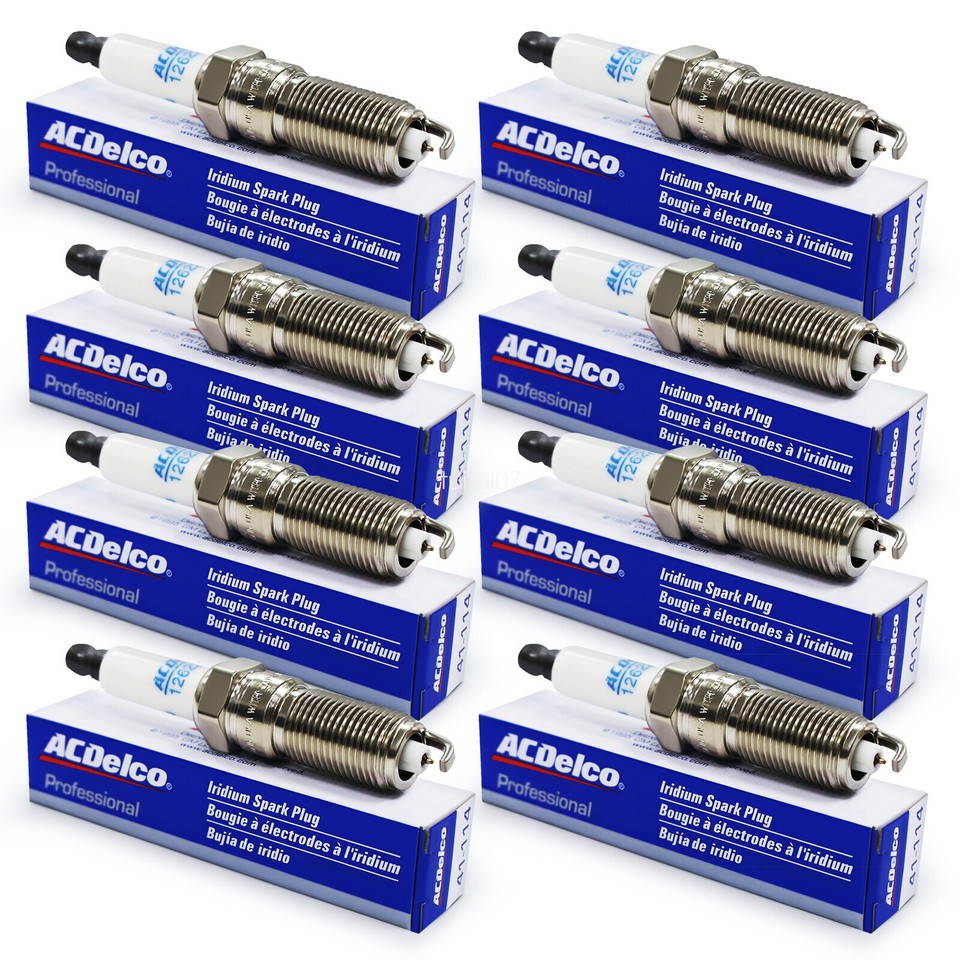 8Pcs ACDELCO 41-114 Iridium Spark Plugs 12622441 Fits for Cadillac Chevrolet GMC | eBay