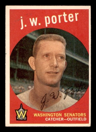 1959 Topps Baseball #246 J.W. Porter VG/EX *e3 | eBay