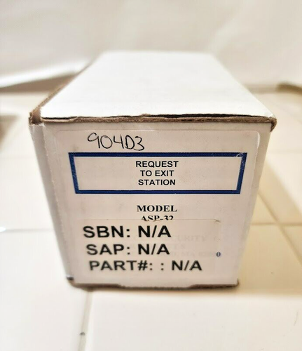 Access Security Products Model ASP-32 Push Door Release for Emergency ...