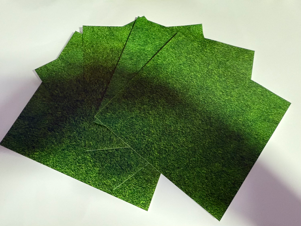 HO Scale Baseball Field Model Train Scenery Sheets – Unique Train ...