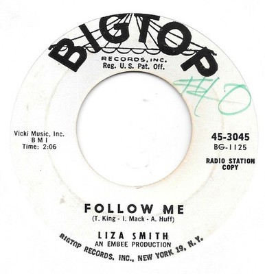LIZA SMITH Follow Me/I Wanna Love You on Bigtop R&B PROMO 45 HEAR | eBay