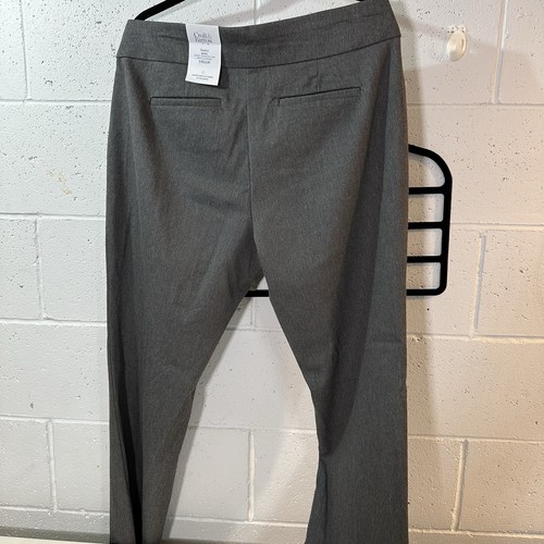 Croft & Barrow 16 regular boot cut midrise Gray straight Thru hip and ...