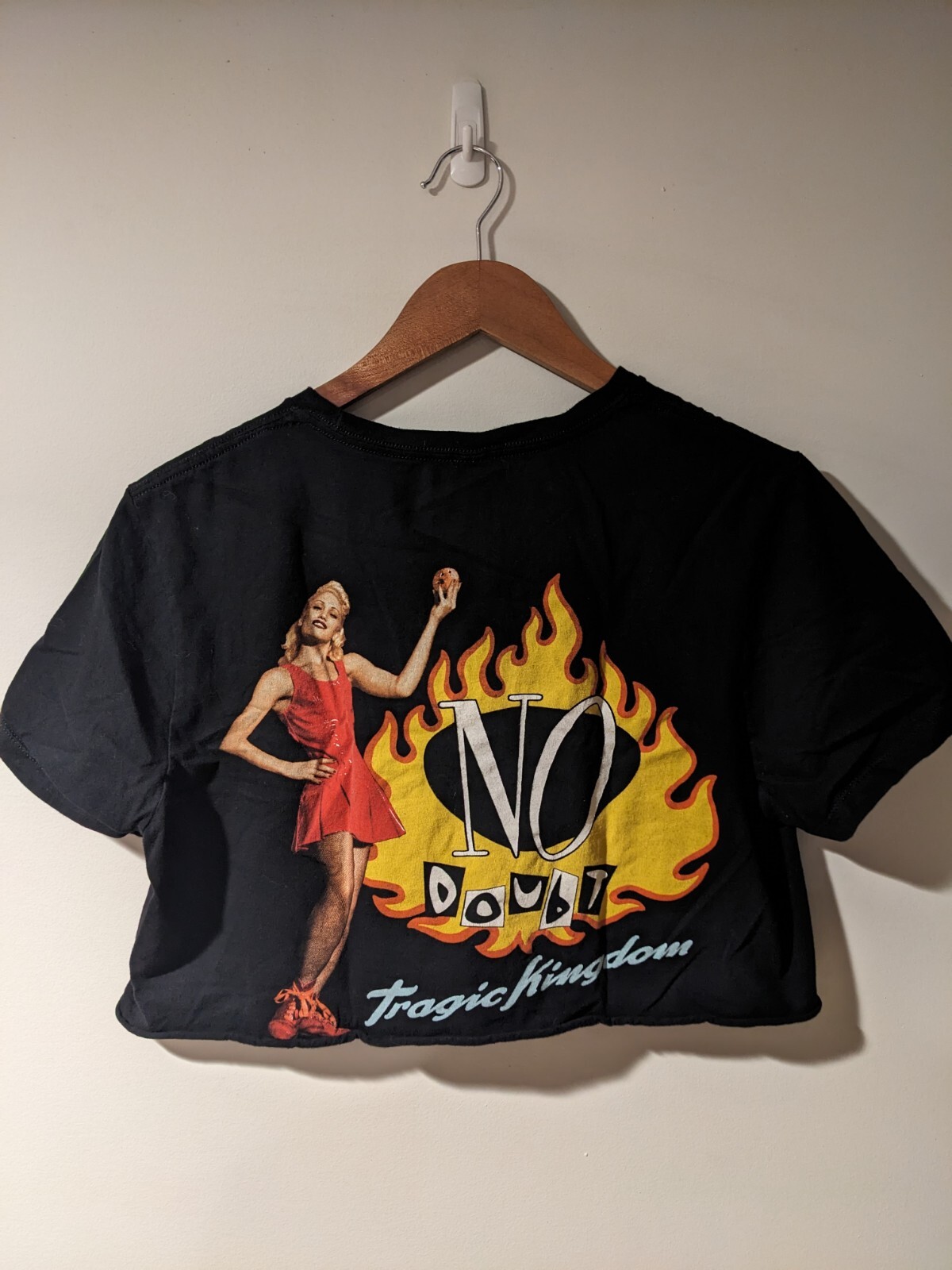 Vintage 2010's No Doubt Tragic Kingdom Cropped Black … - Gem