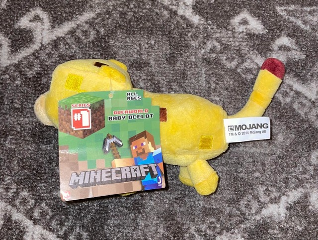 Minecraft Game Series 1 Baby Ocelot Toy Plush 6 Inches All Ages for ...