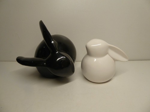 GALZONE DENMARK RABBITS CERAMIC POTTERY BLACK DESIGN VINTAGE | eBay