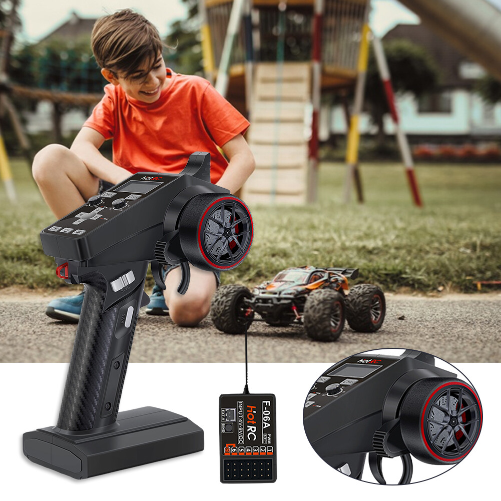 D1# 6-Channel RC Controller Durable 2.4G RC Remote Controller for RC ...