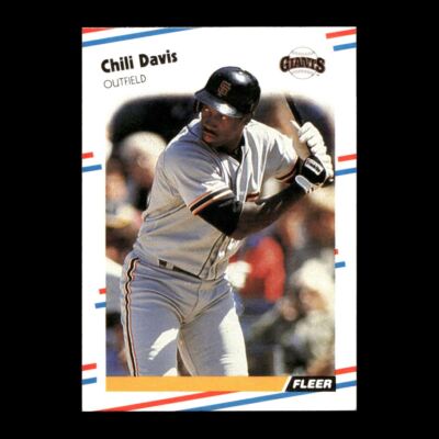Chili Davis 1988 Fleer San Francisco Giants #79 R326Q 79 | eBay