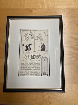O. Soglow Ruud Monel Water Heater Ad Rare | eBay