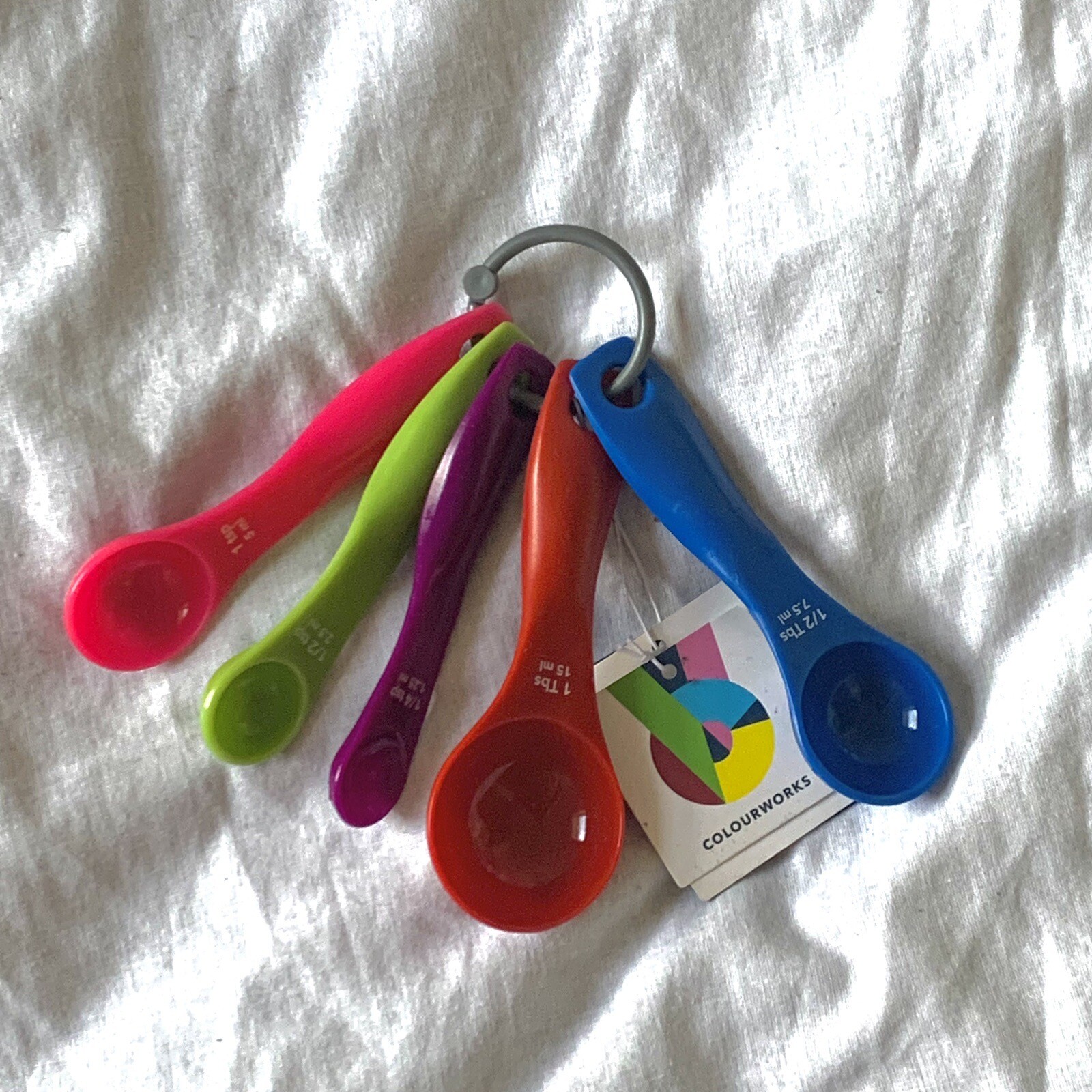 Kitchen Craft Colourworks Measuring Spoons Set, Assorted - 5 Piece for ...