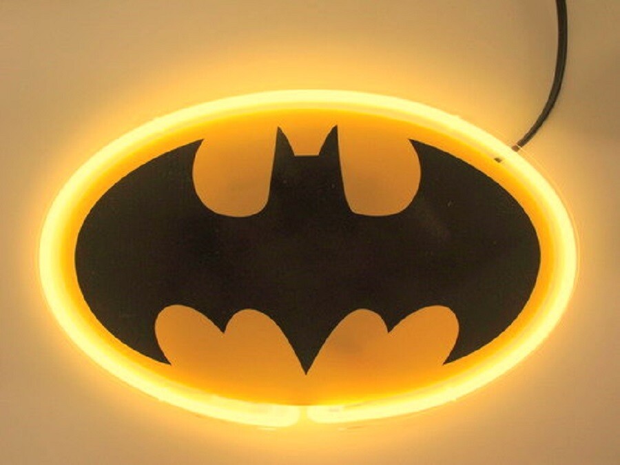 Neon Batman Logo Hd