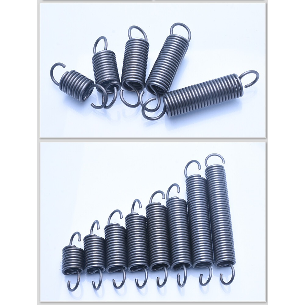 Extension Spring 0.3mm-2mm Wire Dia Spring Steel Small Dual Hook ...
