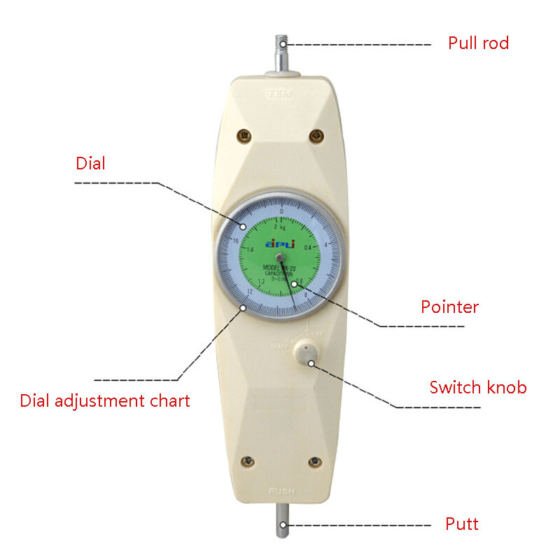 Mechanical Force Measurement Device NK-500 Analog Force Gauge – Heavy ...