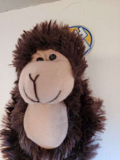 Set of 4 -14" Plush Hanging Monkeys Velcro Hands Stuffed Animal -one ...