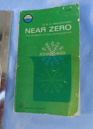 Near Zero - The Physics Low Temperature D.K.C. MacDonald (1961) | eBay