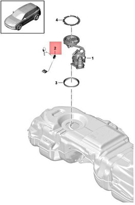 Genuine PORSCHE Cayenne 9YA Sender For Fuel Gauge Right PAB919047 | eBay