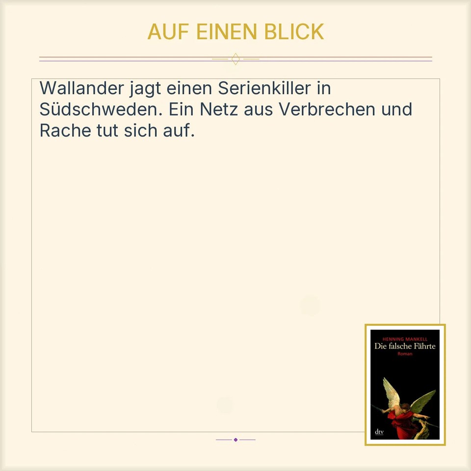 Die falsche Fährte von Henning Mankell Wallander Krimi Taschenbuch ...