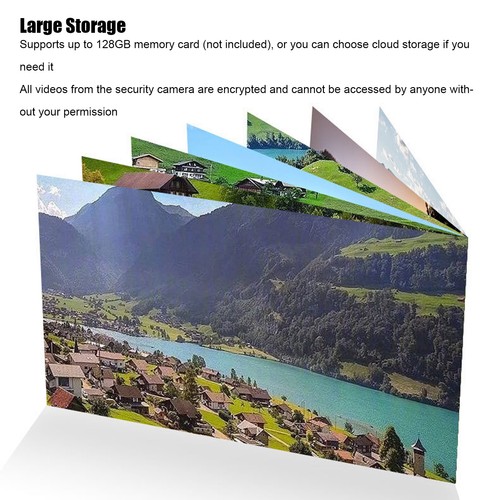 WiFi Security Camera 1080P PIR Motion Detection 2 Way Talk 2.4G WiFi ...