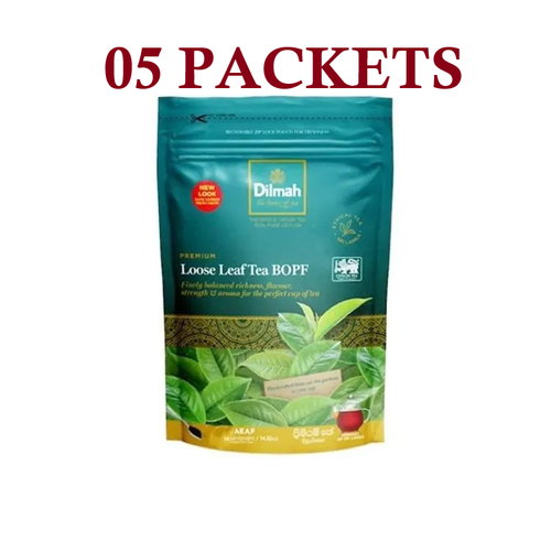 Dilmah Ceylon Tea Loose Leaf Tea 1000g 1KG Premium Black Tea 200g X 05 ...