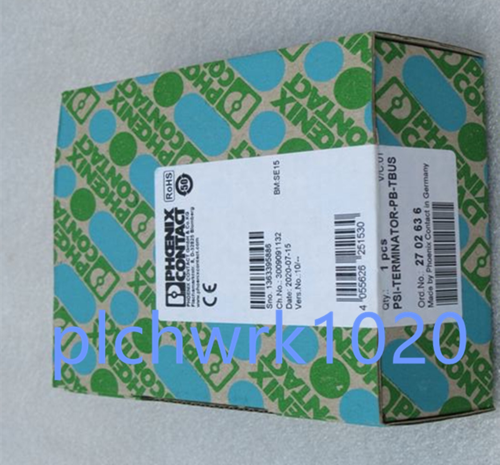 1 PCS NEW IN BOX Phoenix Terminating Resistor PSI-TERMINATOR-PB-TBUS ...