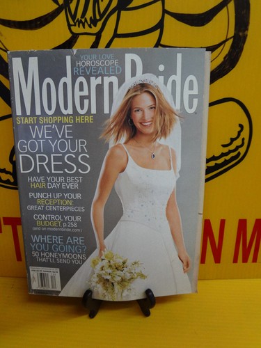 Vintage Modern Bride Dec 2001 Fashion magazine | eBay