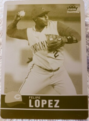 FELIPE LOPEZ 2006 Upper Deck MLB Fleer Tradition PRINTING PLATE #1/1 of ...