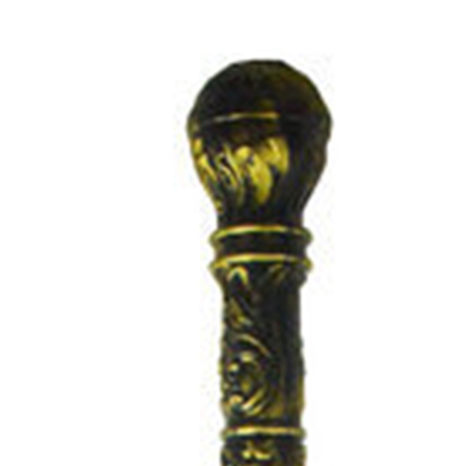 (Golden Bronze Round Head)Egyptian Style Walking Stick Plastic Egyptian ...