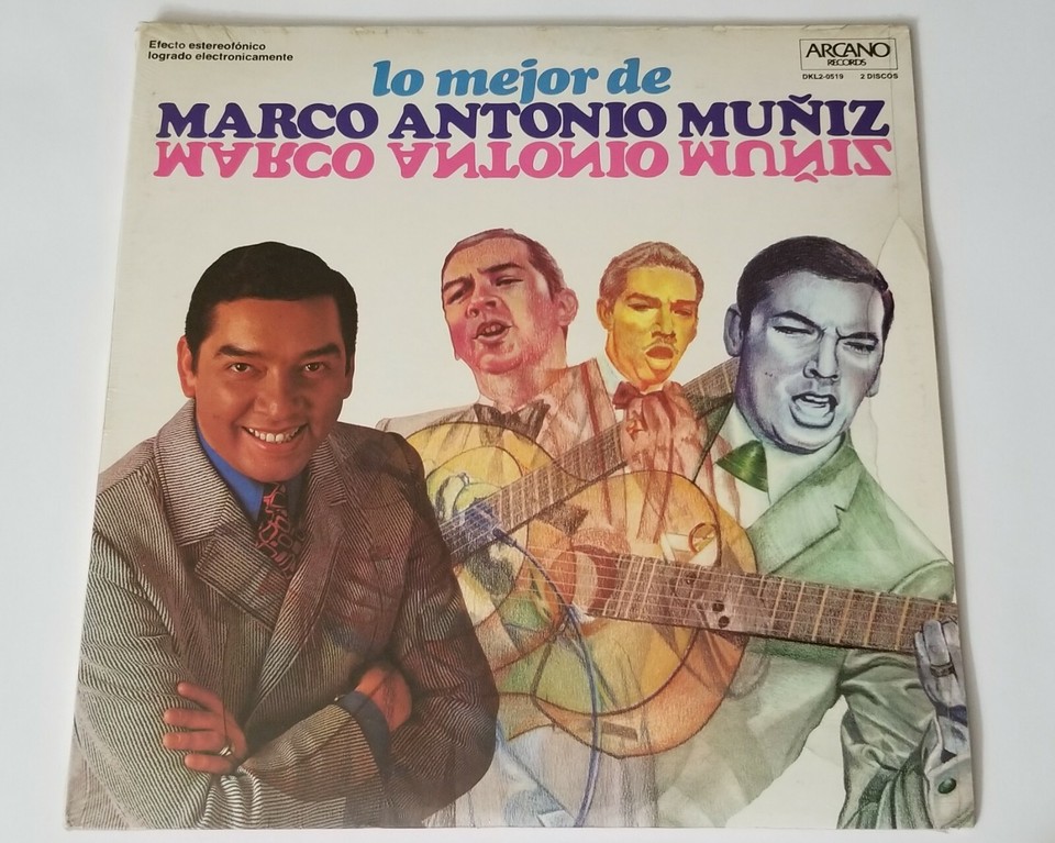 MARCO ANTONIO MUÑIZ SEALED 2 LP LO MEJOR BOLERO LATIN ARCANO RECORD ...