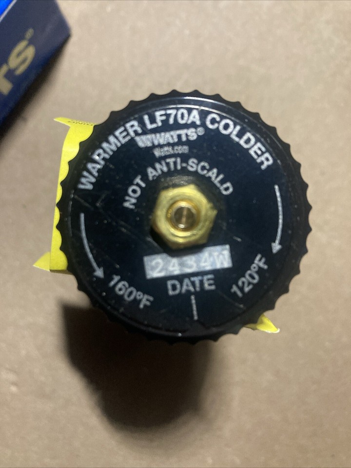 Watts 1/2 in Tempering Valve SWT x SWT Lead Free Brass LF70A-F NEW 💥💯🔥 ...