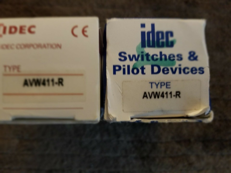 (QTY-2) IDEC AVW411-R Pushbutton Emergency Stop Switch New (L) | eBay