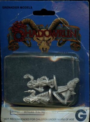 GRENADIER SHADOWRUN MAGES PACK SEALED Metal Miniatures Blister Dungeons ...