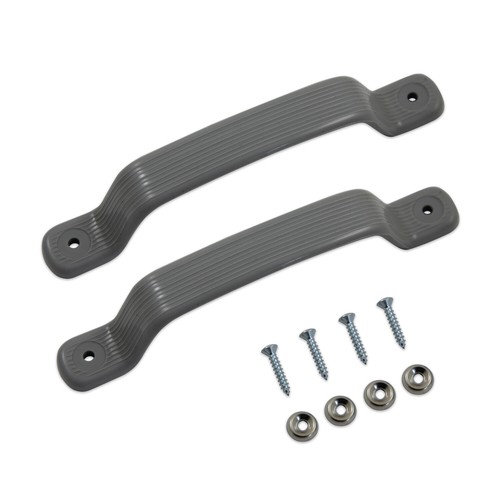New VW Type 2 Split Window Bus Grey Inner Door Grab Handle Kit 1966 ...