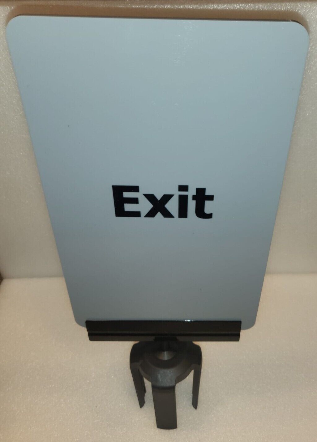 Queueway 7"x11" 1/4" Acrylic Sign Exit Please Do Not Enter-Exit (Double ...