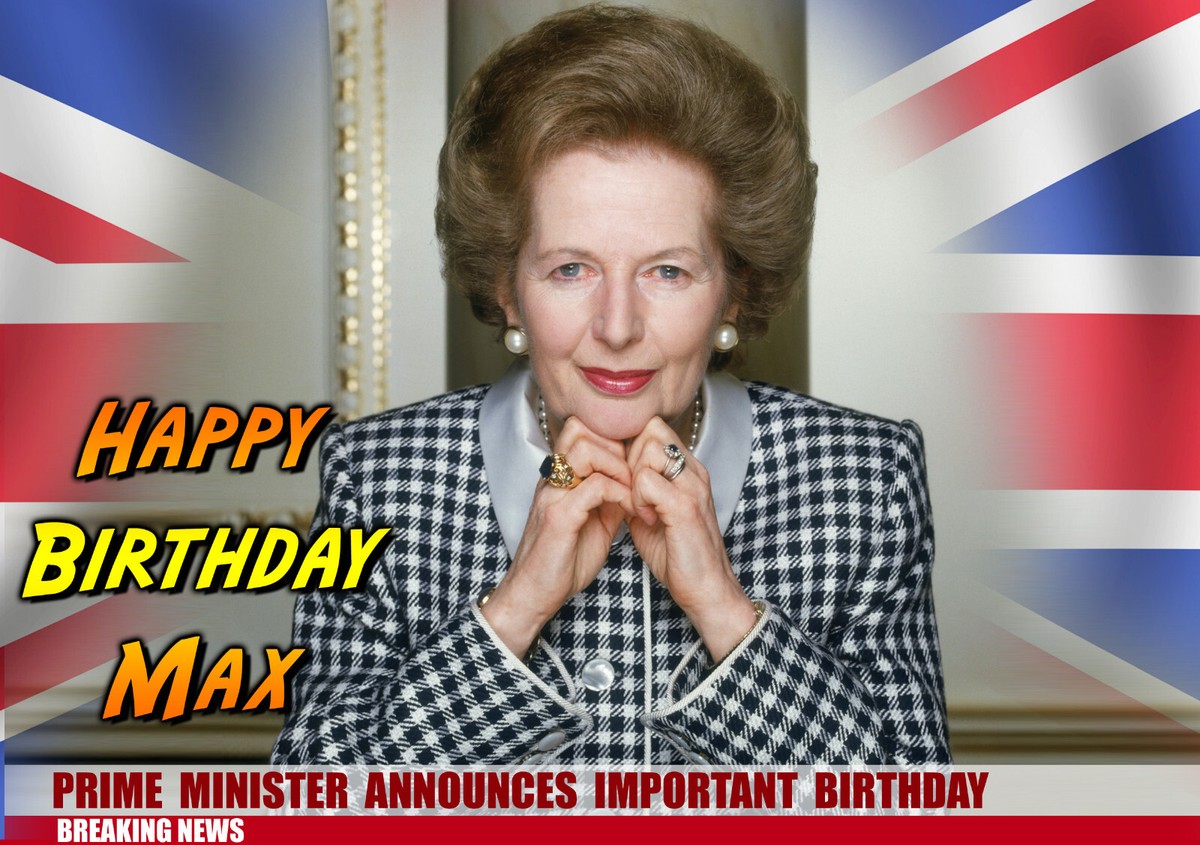 Happy Birthday Margaret Happy Birthday Margaret Round Beach Towel By