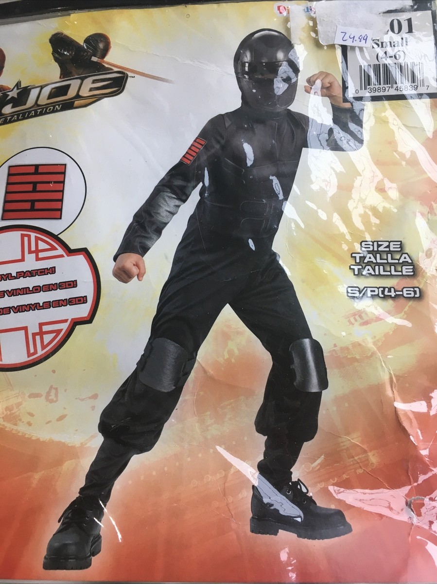 Gi Joe Retaliation Snake Eyes Costume