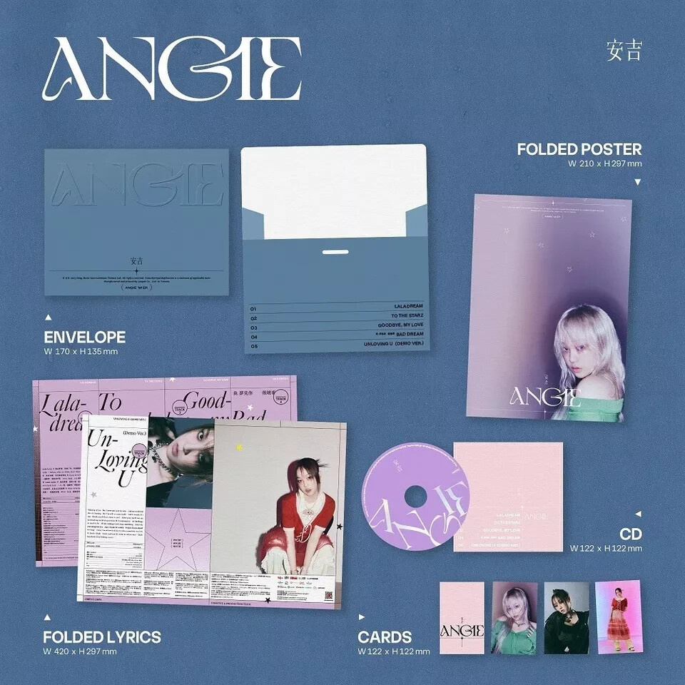 ANGIE 安吉 ANGIE 2023 CD TAIWAN NEW w/ CARDS & POSTER | eBay