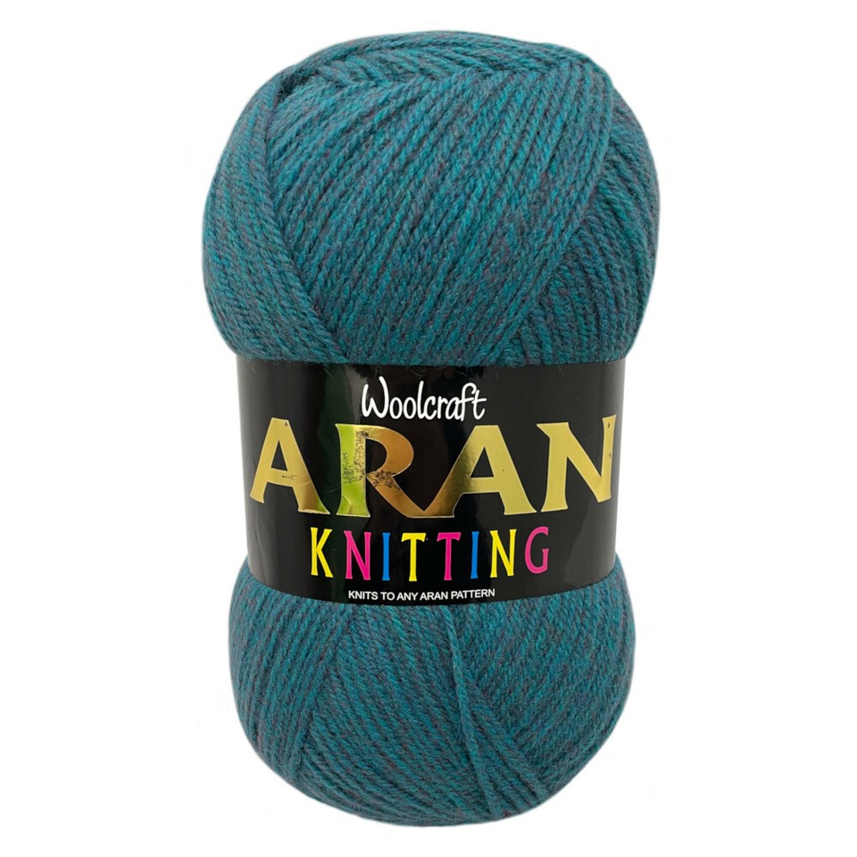 Aran Wool Woolcraft Aran 400g Knitting Yarn, Acrylic Or Wool Mix 40 ...