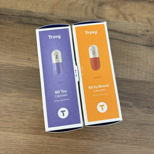 Truvy Boost 30 Day Supply Weight Loss 60 Tru and 60 Vy Boost Capsules ...