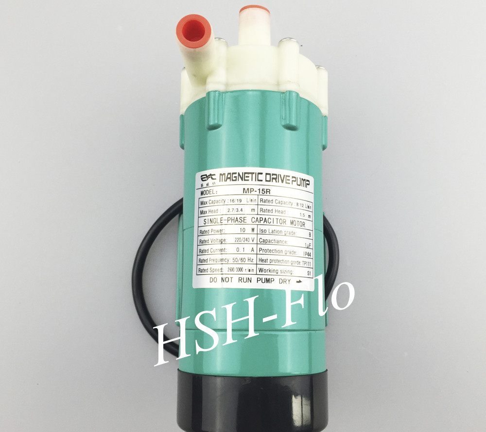 15W MP-20R Magnetic Drive Water Pump 1020LPH - Food Grade Industrial ...