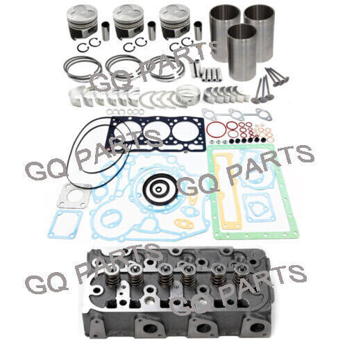 D1105 Overhaul Rebuild Kit Compatible +Complete Cylinder Head for Kubota Engine | eBay