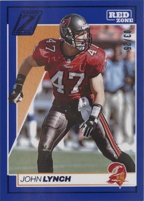 2024 Panini Zenith - John Lynch #95 Blue Red Zone /25 for sale online ...