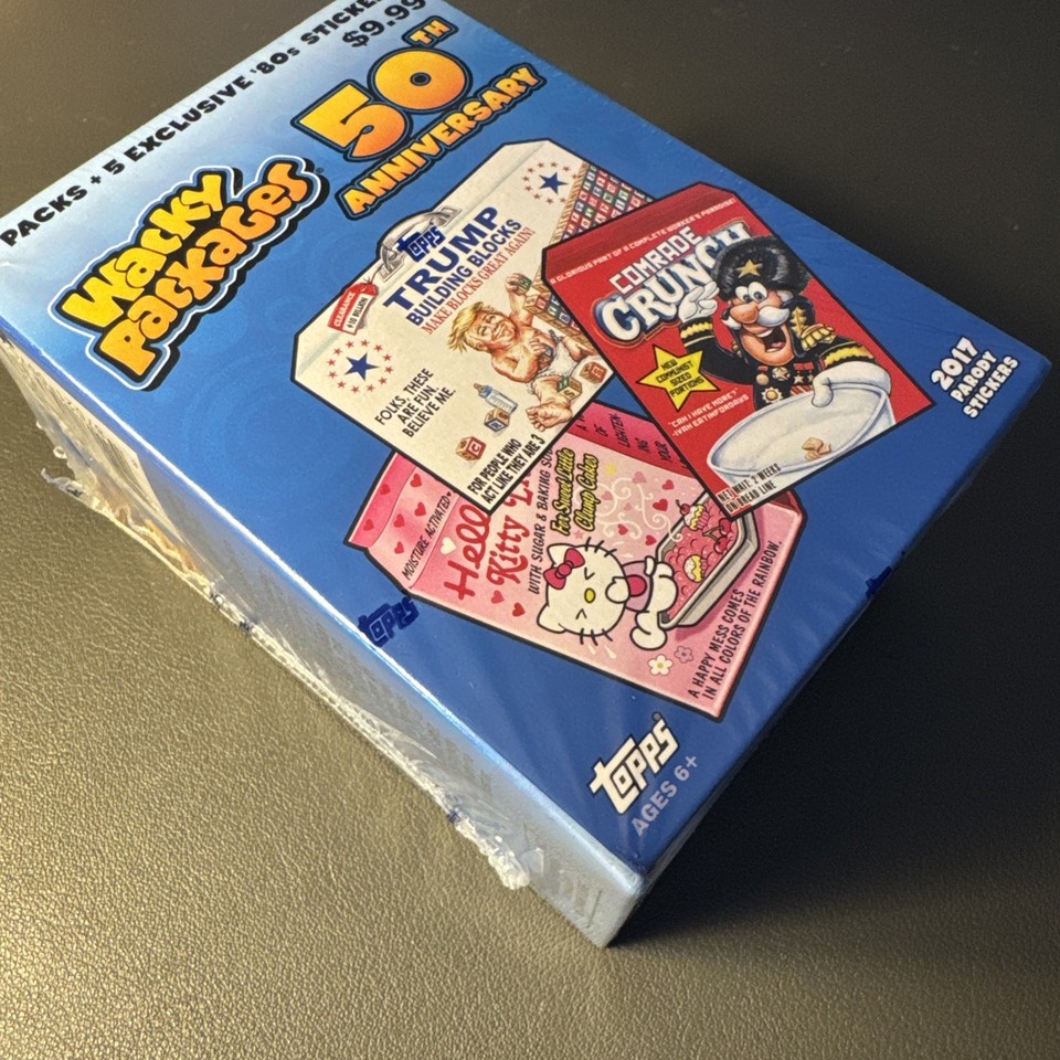 Topps Wacky Packages 50th Anniversary Factory Sealed Blaster Box | eBay