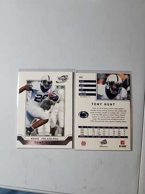 Tony Hunt 2007 Press Pass SE #44 Penn St Eagles RC Rookie | eBay